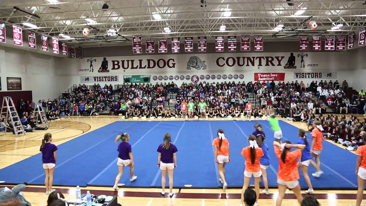 The Magnolia High School Spring Sports Pep Rally Magnolia, TX (Cheer ...