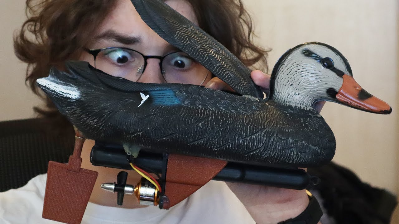 I Turned a Plastic Duck into a Spy Drone - YouTube
