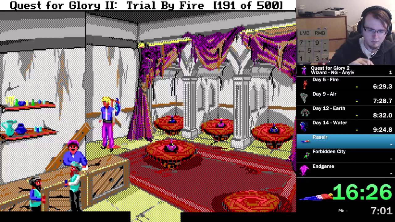 Quest for Glory 2 - Wizard Any% Speedrun in 25m30s - YouTube