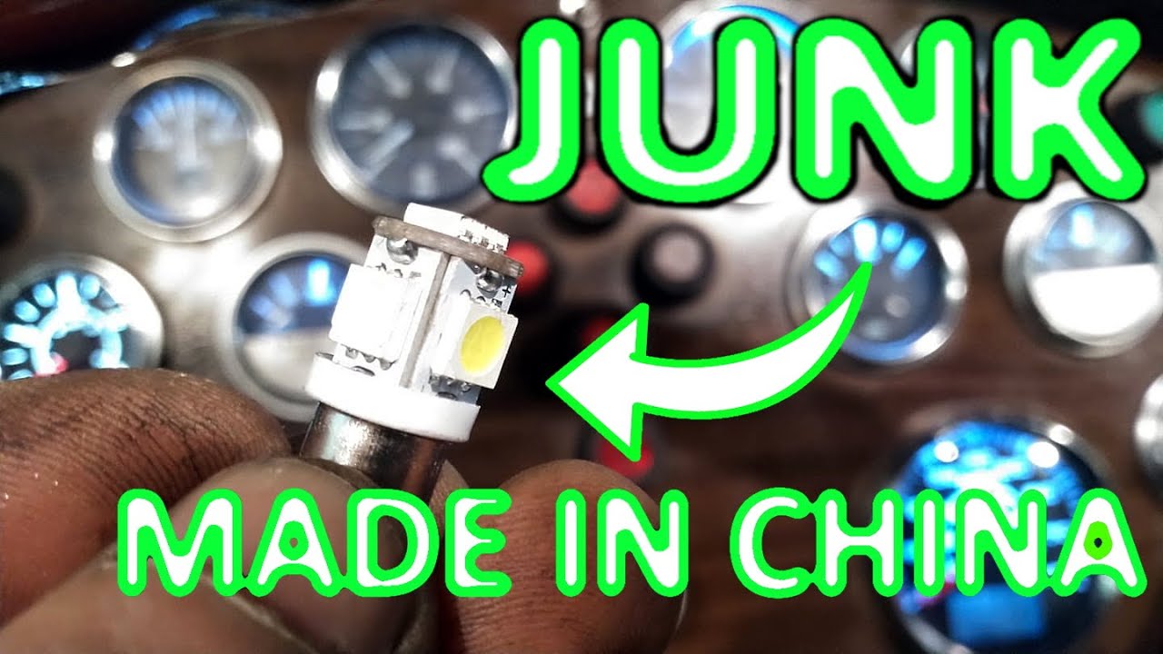 making junk dash light bulbs work - YouTube