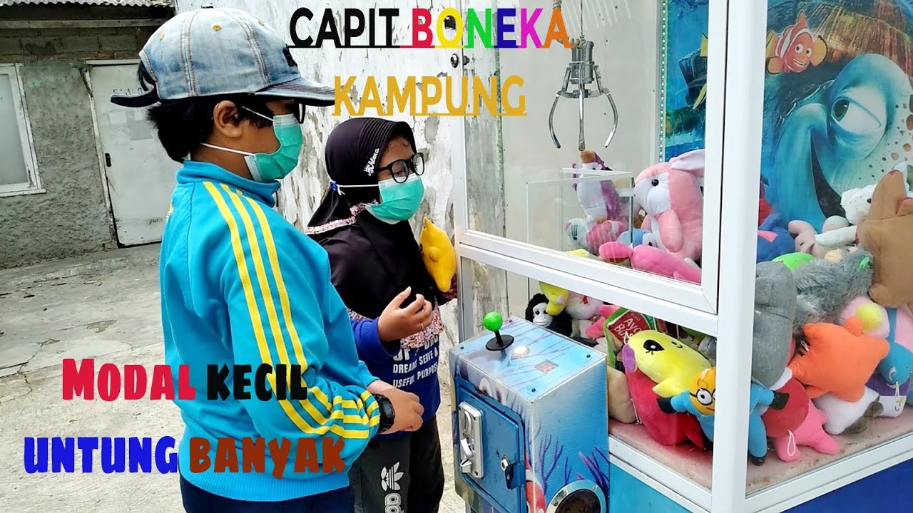 Main Capit Boneka Kampung || Capit Boneka Warung - YouTube