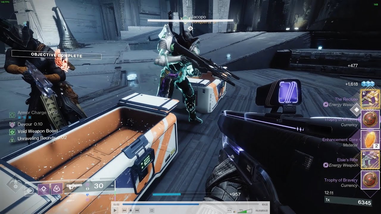 Destiny 2: Double Shiny Brave Weapon Drop | Legend Onslaught - YouTube