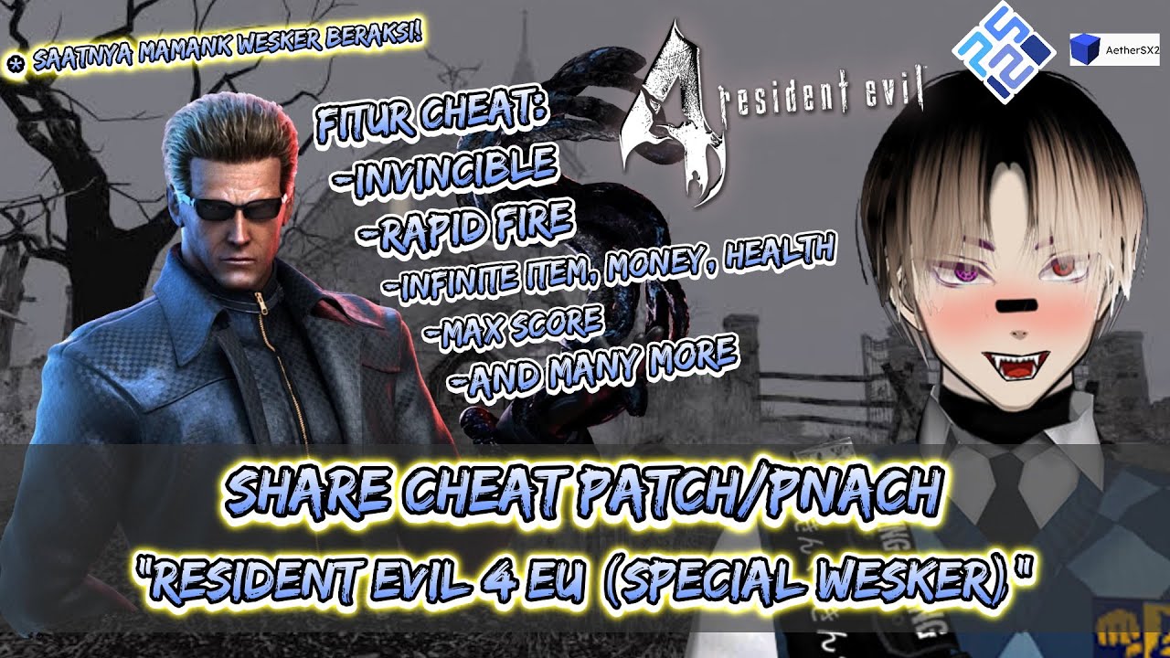 Share Cheat pnach: Resident Evil 4 Europe - Play as Wesker Cheats | For ...