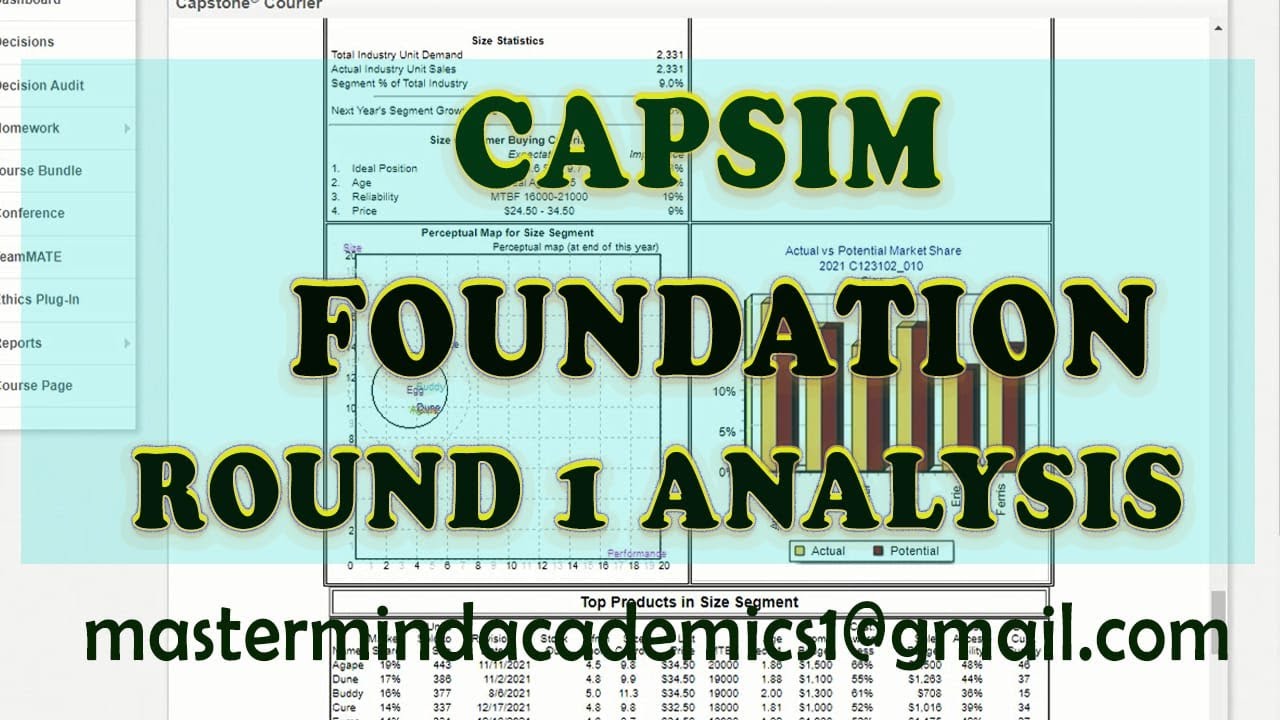 WINNING CAPSIM ROUND 1 WALKTHROUGH & ANSWERS [2025] - YouTube