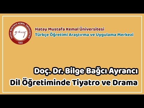 Dil Öğretiminde Tiyatro ve Drama - Doç. Dr. Bilge Bağcı Ayrancı