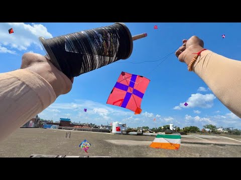 Kite Flying With Bareilly dragon Fake Manjha 😱 | How To Cut Kites | Kite Fight | Kite