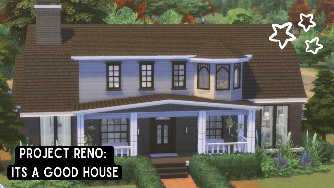 Project Reno: It's a Good House // SIMS 4 SPEED BUILD - YouTube