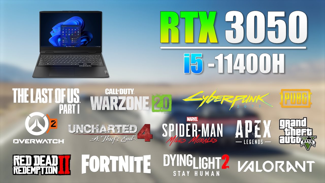 RTX 3050 + i5 11400H - Test in 15 Games : RTX 3050 Laptop Benchmark ...