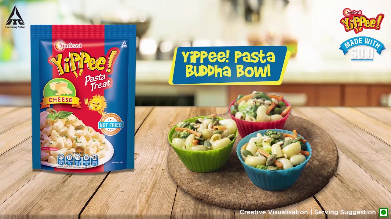 Mini Buddha Bowl - Pasta Recipe | Sunfeast YiPPee! - YouTube