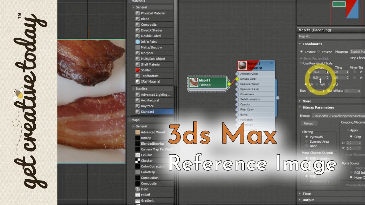 Get Creative Today with 3ds Max - Reference Image - YouTube