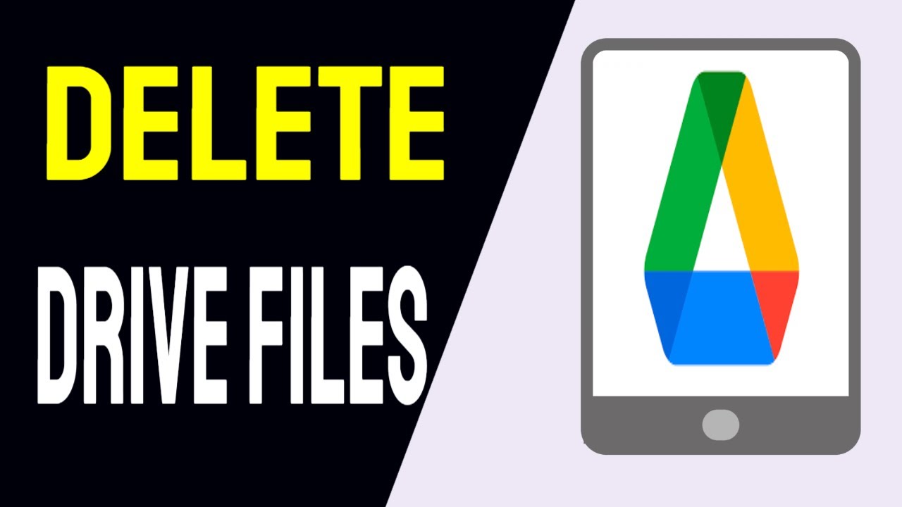 How to delete files from google drive 2021 fast - YouTube