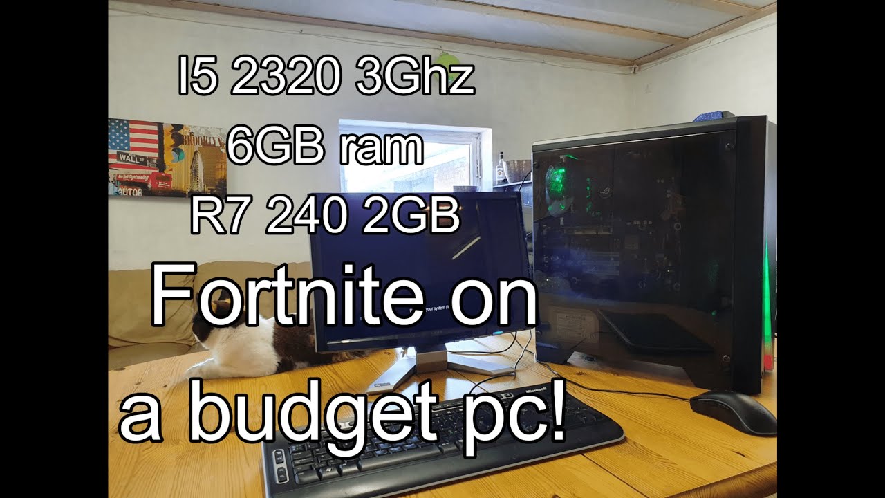 How does Fortnite run on a 50$ repurposed Desktop pc? - YouTube