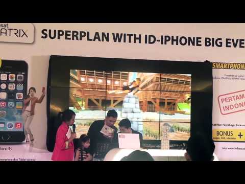 Qajoo Studio in indosat matrix superplan with id-iphone BIG event 2014 ...