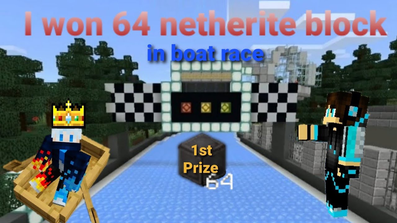 Won 64 Netherite Block by trolling my friend😂😂 - YouTube