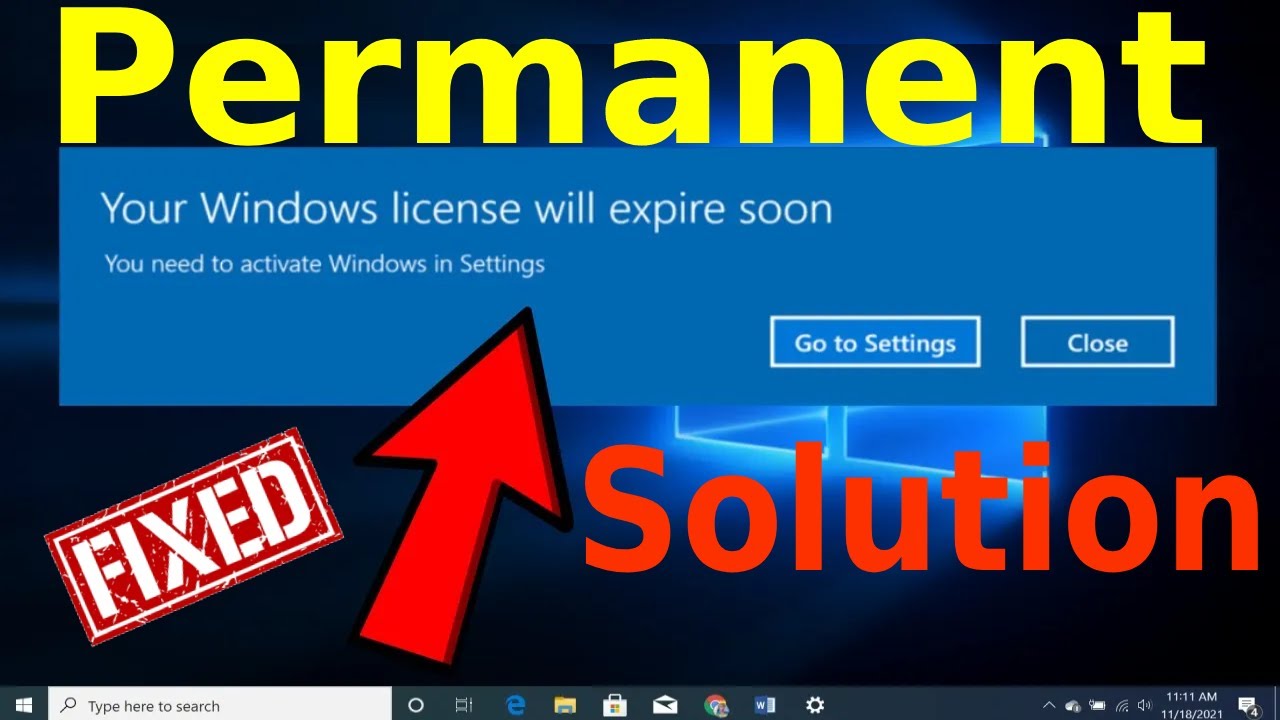 How to fix your windows license will expire soon on windows 10 | 2023 ...