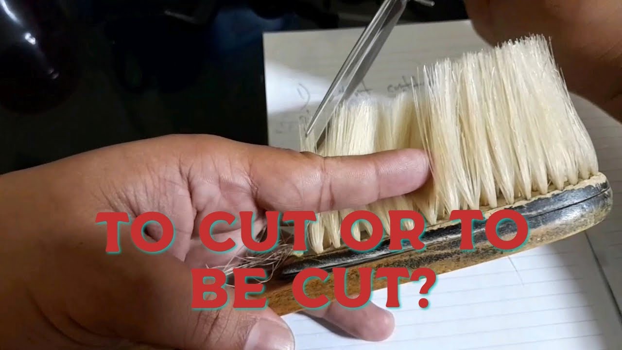 blunt cutting & point cutting - YouTube