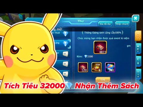 Poke Đại Chiến | Tập 53 : Tích Tiêu 32000 Kim Cương Ăn Sự Kiện Nhận Sách ???