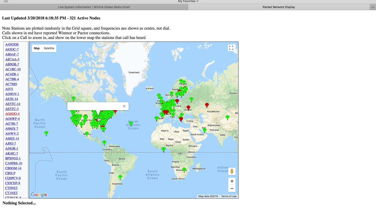 Winlink BPQ32 Node Map - YouTube