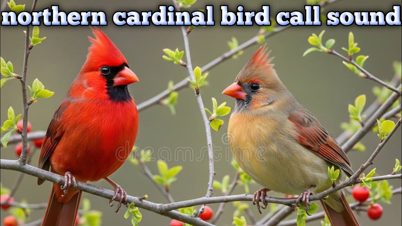 Northern Cardinal Bird Call Sound (New 2025) | Real Bird Sounds & Song ...