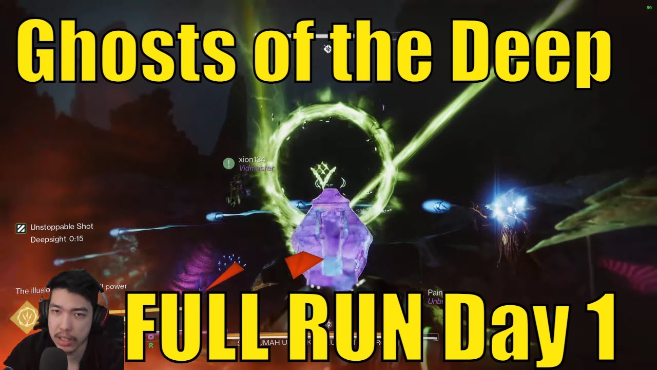 FULL GHOSTS OF THE DEEP DUNGEON DAY 1 BLIND PLAYTHROUGH | WITH LFG GROUP - YouTube