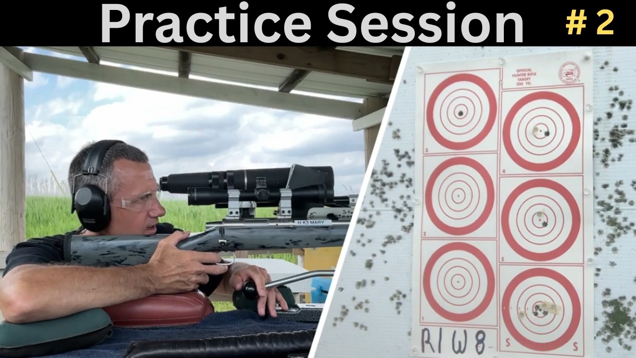 Benchrest Practice Session #2: 200 yd Hunter Class in 40 mph Winds ...