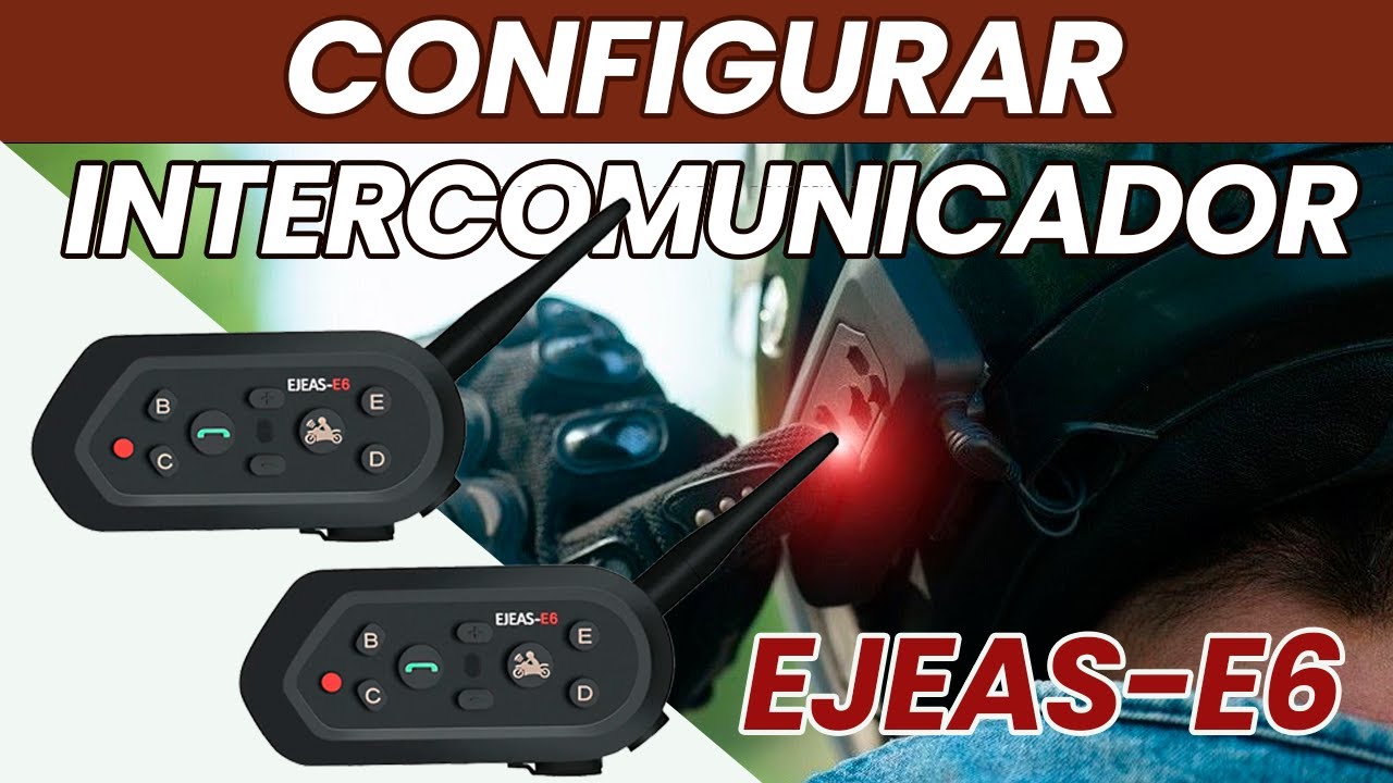 Como Parear Intercomunicador EJEAS E6 - YouTube