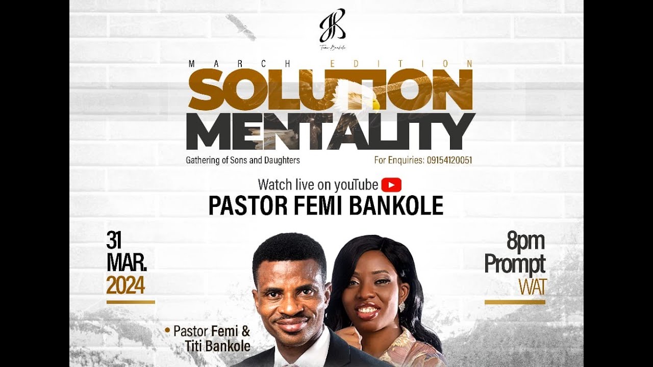 Cultivating a Solution Mentality | March Edition - YouTube