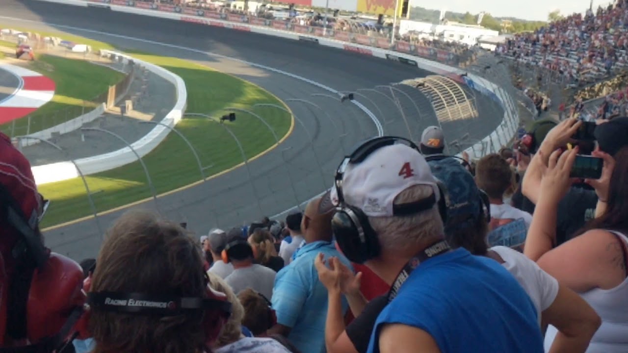 2018 NASCAR @ Charlotte - Bank of America ROVAL 400 Final Lap from the ...
