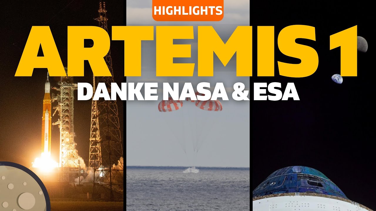 Das war Artemis 1 | Danke NASA & ESA ️ - YouTube