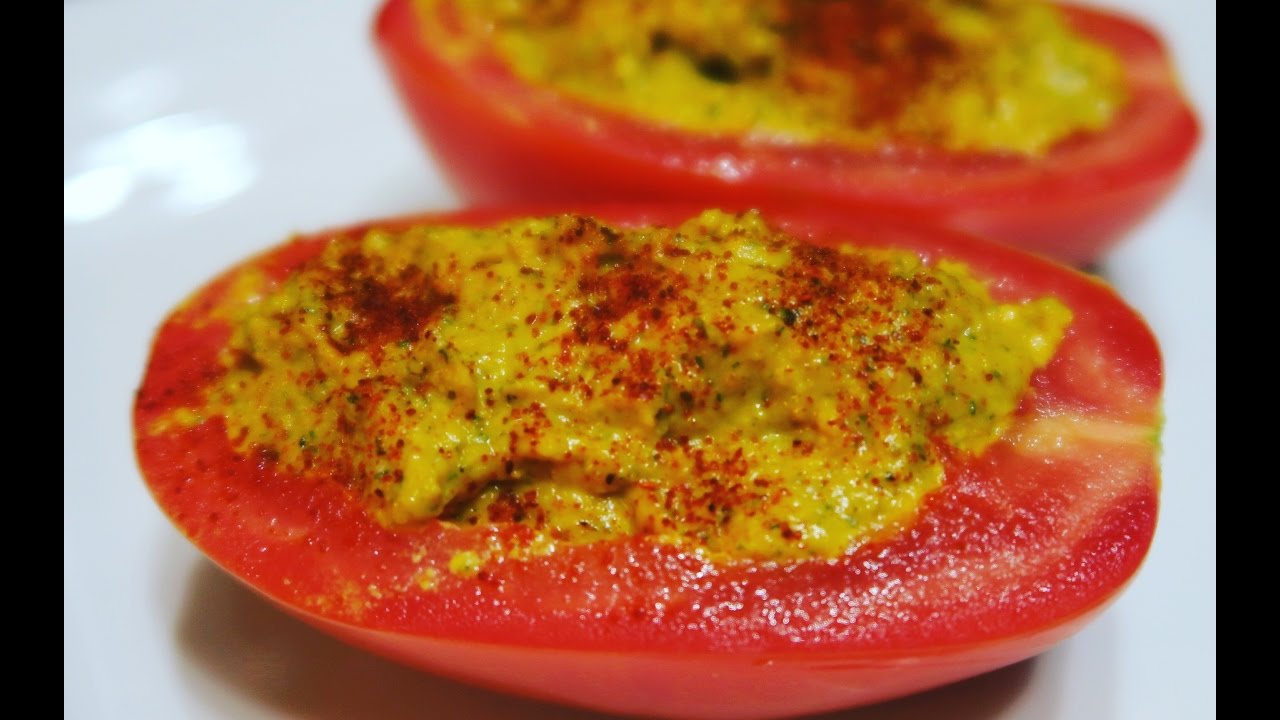 Raw Vegan Deviled Egg Alternative Recipe - YouTube