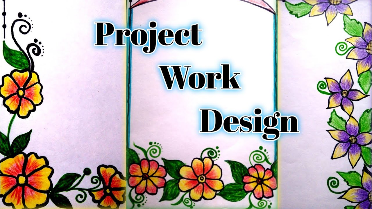 Simple First Page Design/ Project Work Designs /Project Design/Front ...