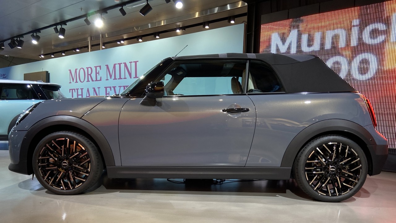 2025 Mini Cooper S Cabrio in Copper Grey metallic - YouTube