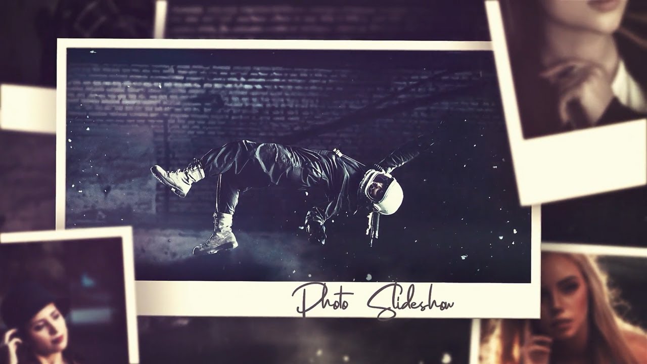 Polaroid Photo Slideshow Video - After Effects Template - YouTube