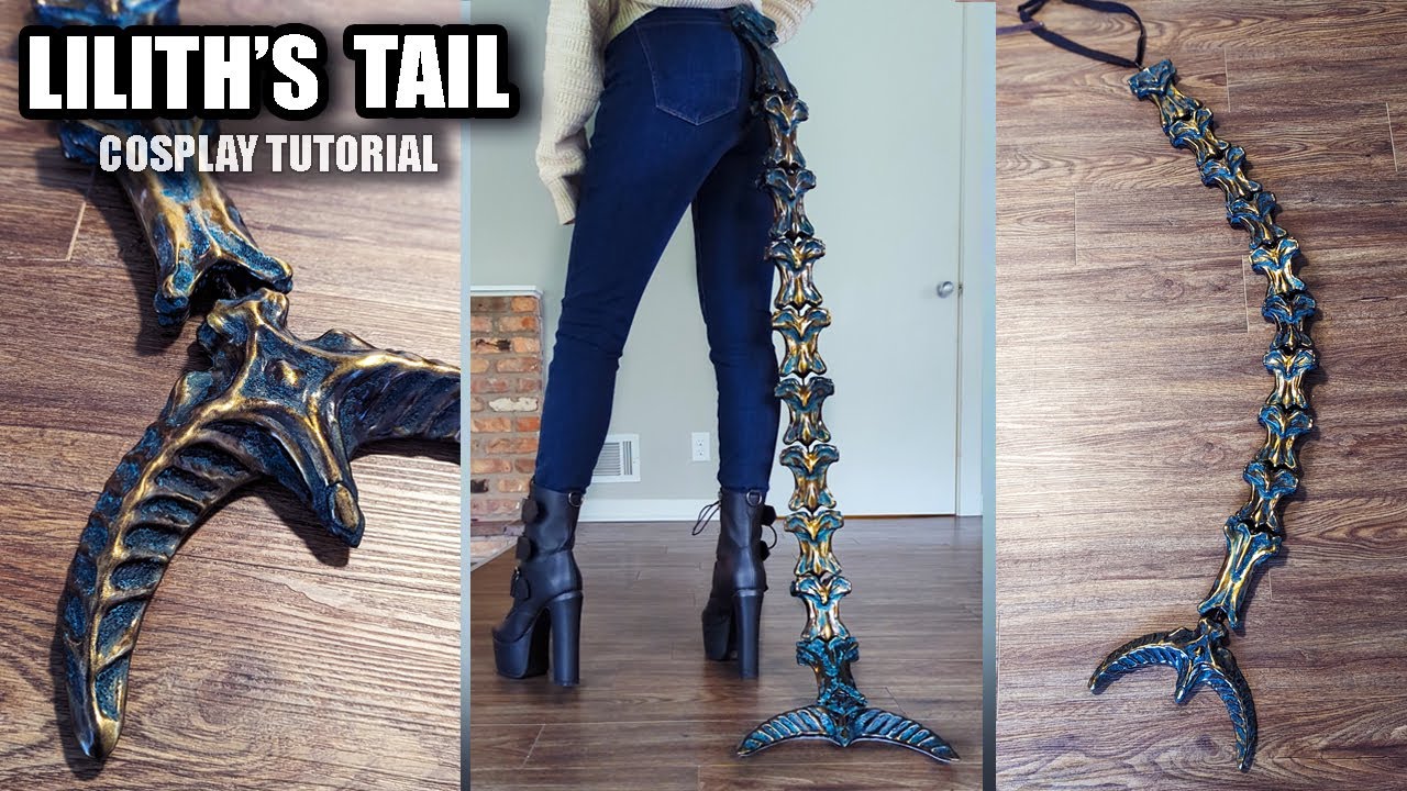 I Made a Tail for Lilith from Diablo! How to 3D Model/ Printing Cosplay ...