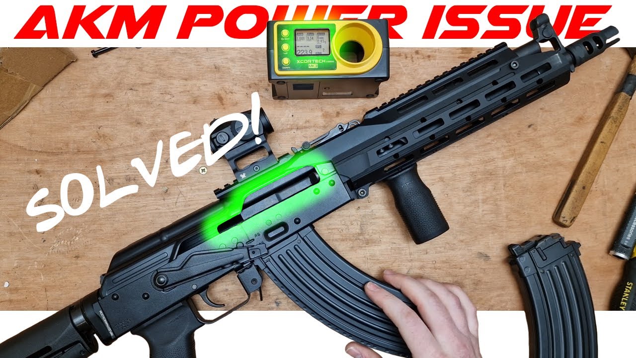 The Tokyo Marui AKM/AKX Power Problem - Solved? - YouTube