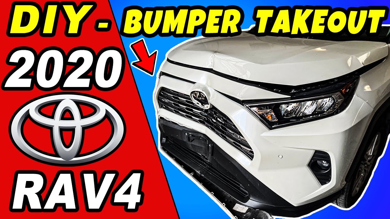 DIY 2019 - 2025 Toyota RAV4 Front Bumper Removal | How To Remove Rav4 ...