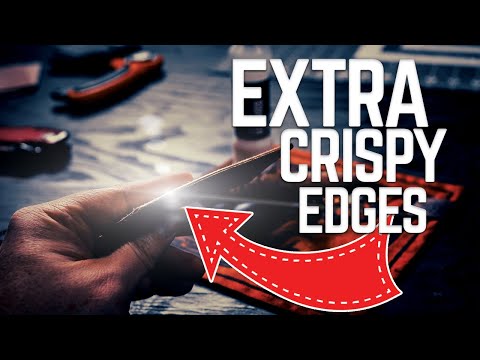 How to Burnish Leather Edges
