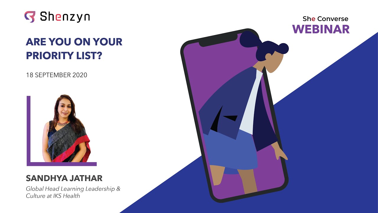 Are you on your Priority List | Sandhya Jathar, Global Head Learning ...