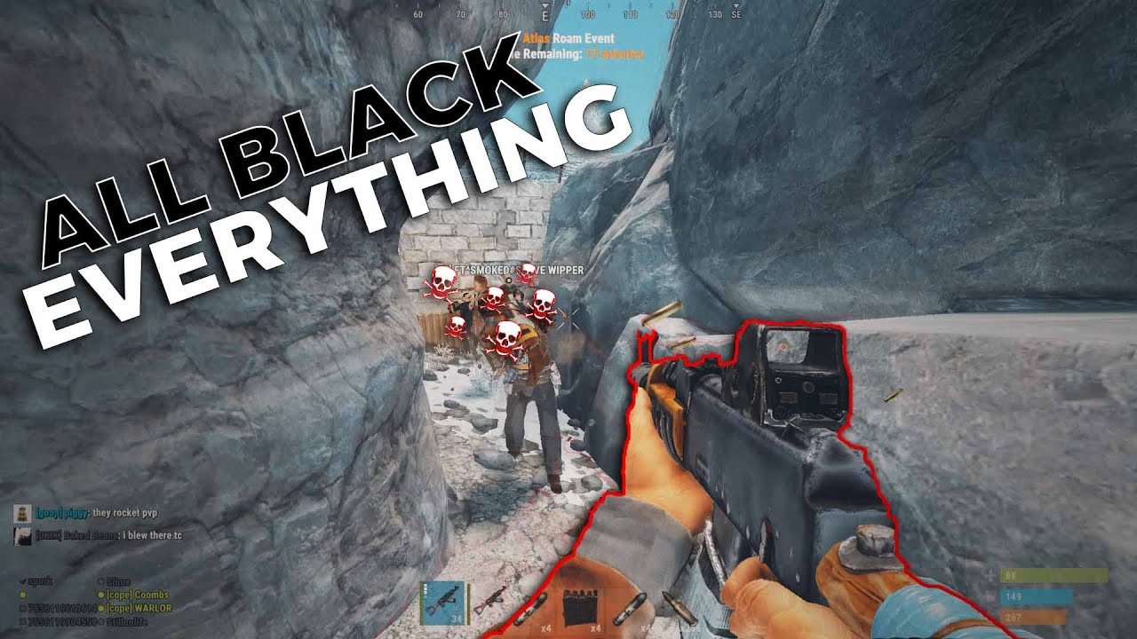 EVERYTHING BLACK | Rust Roams - YouTube