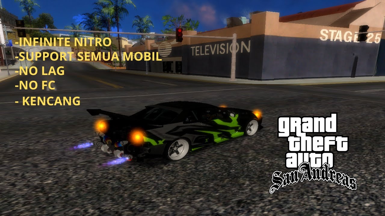 Gta San Andreas - Mod Infinite Nitro | GTA SA PC - YouTube