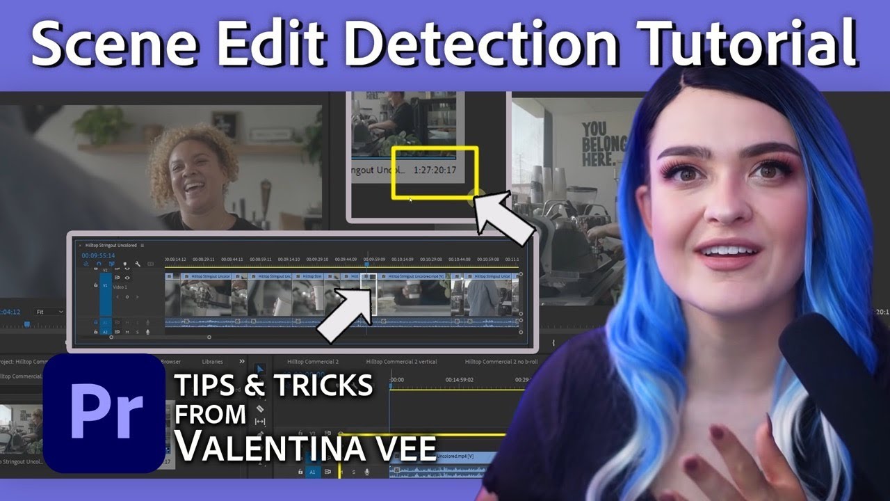 How to Edit Faster With Scene Edit Detection | Premiere Pro Tutorial w ...