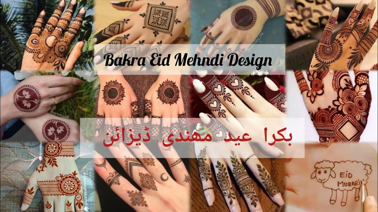 Bakra Eid Mehndi Design || Kashee's Designer Mehndi Design - YouTube