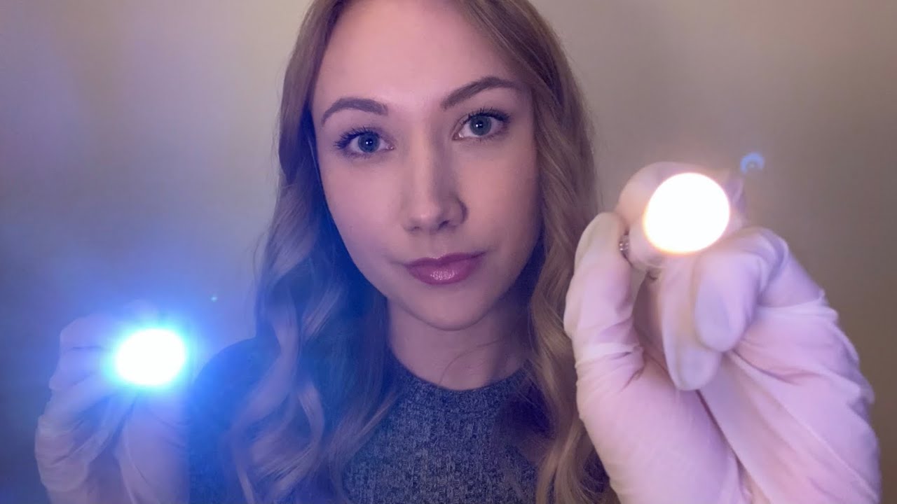 ASMR Light Exam | Visual Tests & Inspection - YouTube