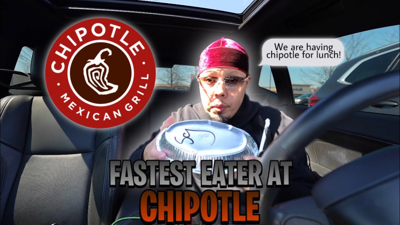 FASTEST CHIPOTLE BOWL EATER?! 🌯 - YouTube