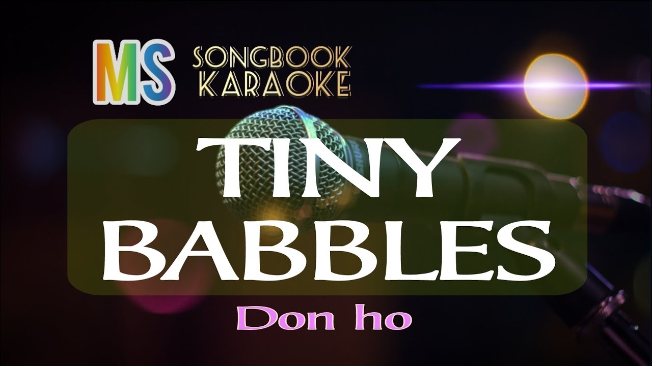 TINY BUBBLES - Don ho KARAOKE - YouTube