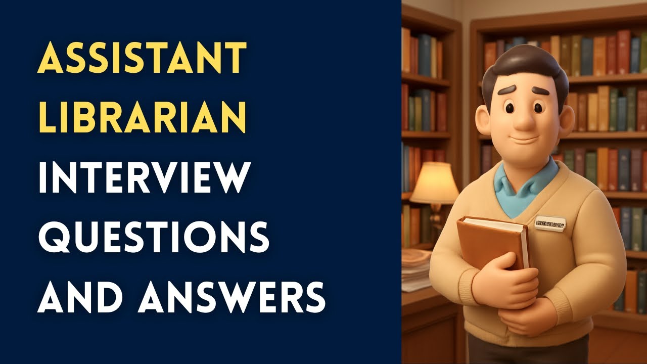 Assistant Librarian Interview Questions and Answers - YouTube