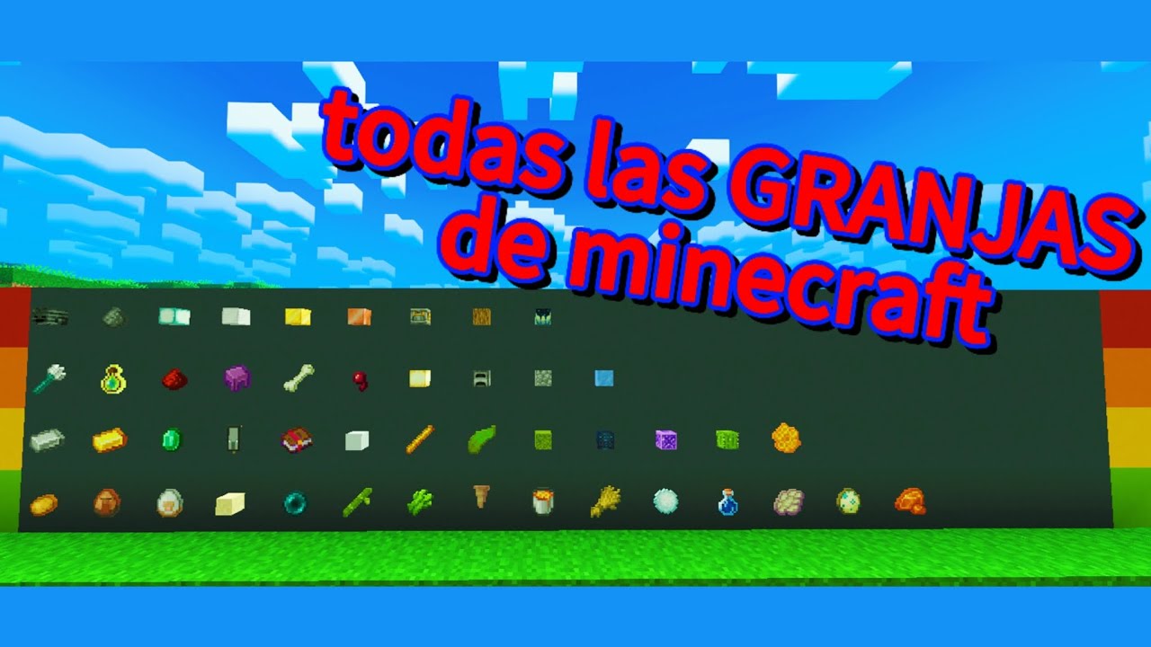 Cuales son las MEJORES 45 granjas de minecraft bedrock 1.21 - YouTube