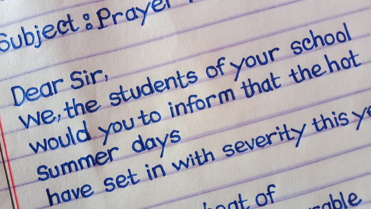Write An Application For Morning School || Application Lekhar Niyom ...