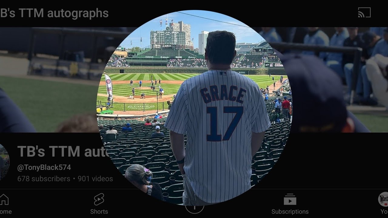 #473 FIRST MLB GAME - TB's TTM autographs VR!! - YouTube