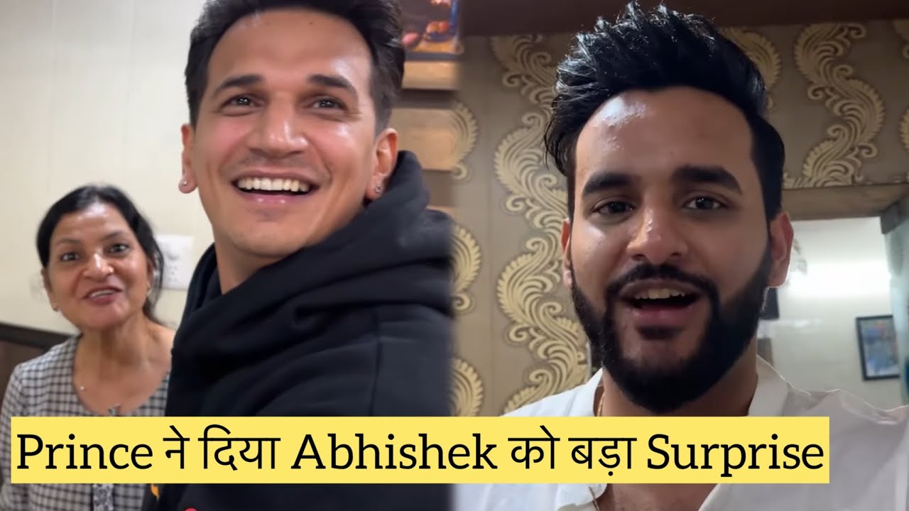 Malhan परिवार से मिलने पहुंचे Prince, Dimple Malhan के साथ..| Prince ...